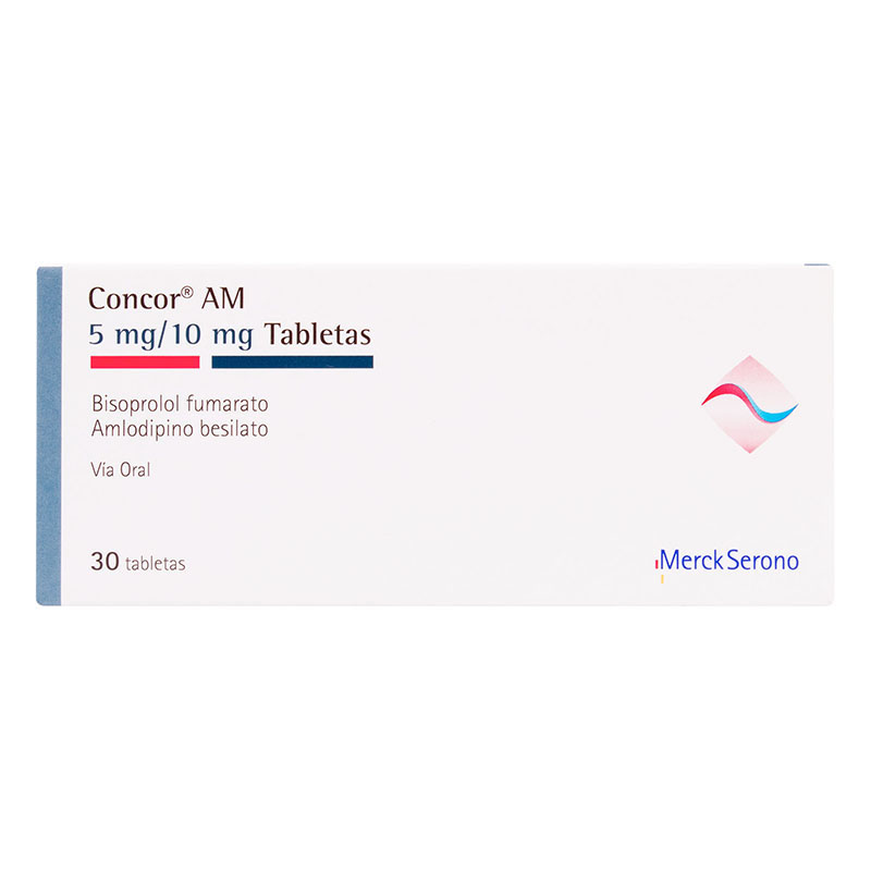 Concor Am 10 Mg 30 Tabletas (A) – Droguería Refugio Covelli