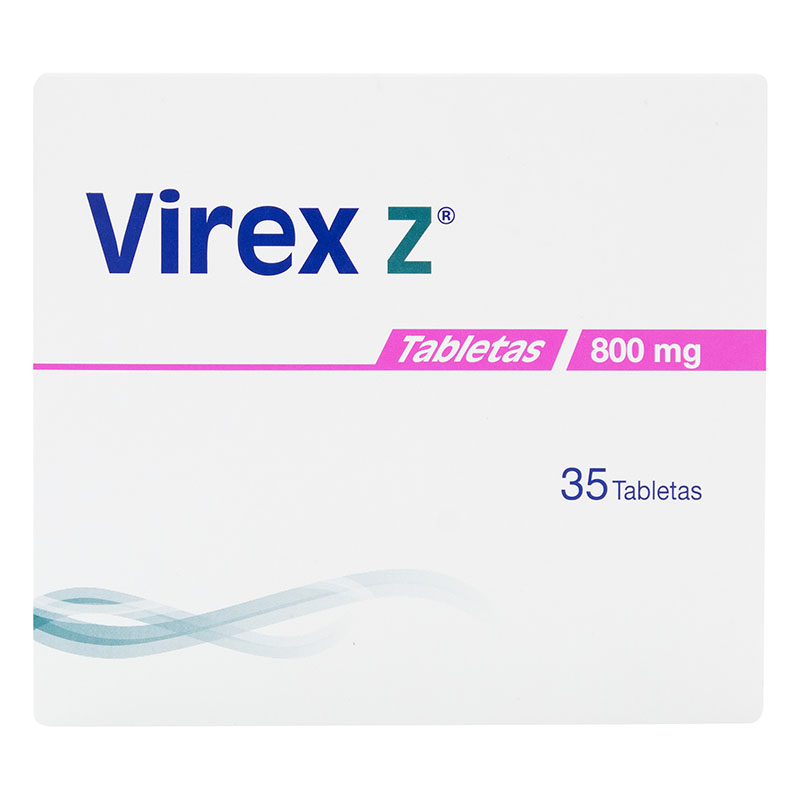 Virex Z 800 Mg 35 Tabletas (A)(3%+)(Pae) – Droguería Refugio Covelli
