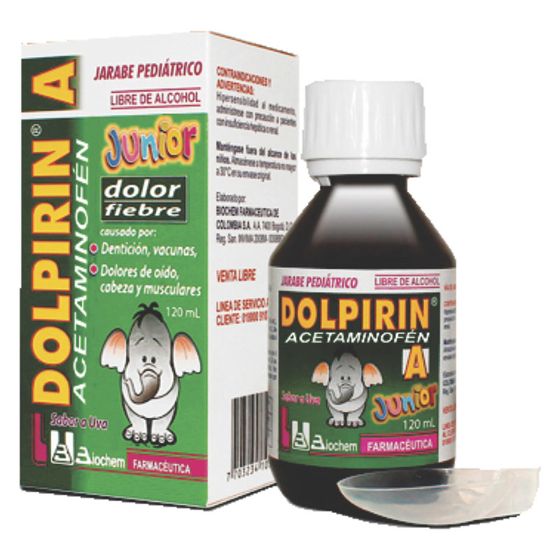 Dolpirin A Junior Jbe 120 Ml – Droguería Refugio Covelli
