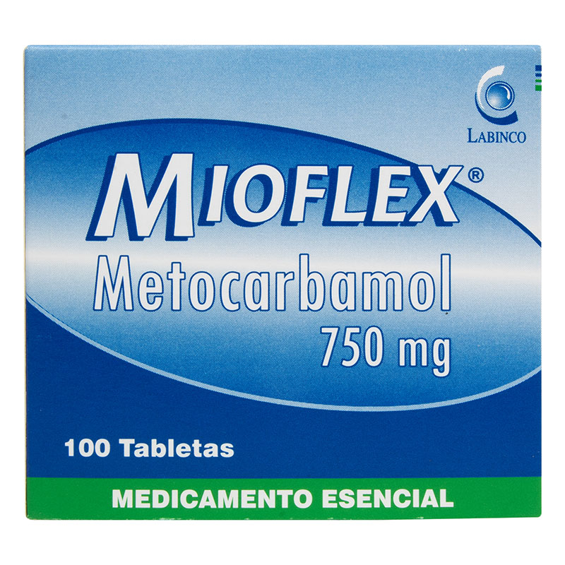 Mioflex 750 Mg 100 Tabletas – Droguería Refugio Covelli